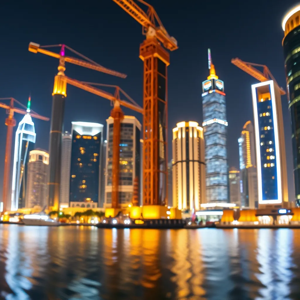 Exploring Dubai Marina's Construction Journey